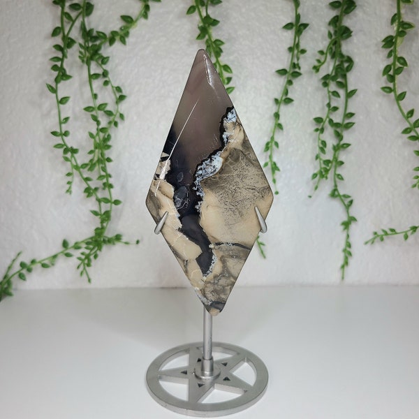 Star Agate on Stand - Etsy