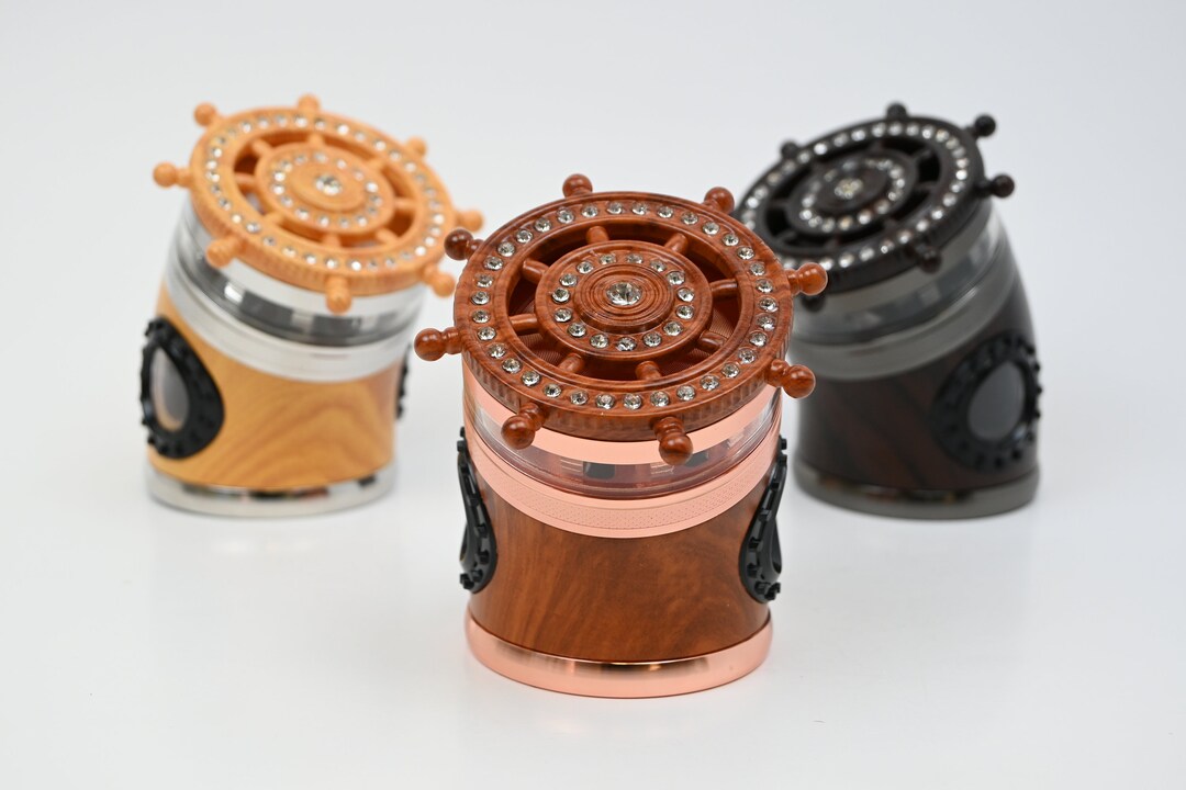 The Captain Four Piece Grinder - Unique Grinders - Gifts for Smokers ...