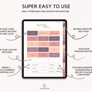 Recipe Book | Meal Planner | Recipe Journal | Digital Cookbook for iPad ...