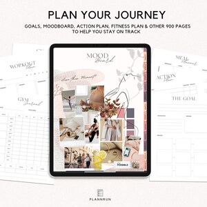 Weight Loss Journal Workout Planner Weight Loss Tracker Digital Fitness ...