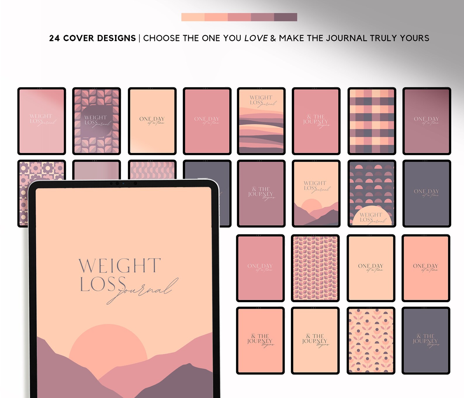 Weight Loss Journal Workout Planner Weight Loss Tracker Digital Fitness ...