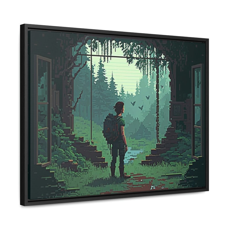 The Last of Us Poster Pixel Art Poster Retro 8bit TLOU Wall - Etsy Israel