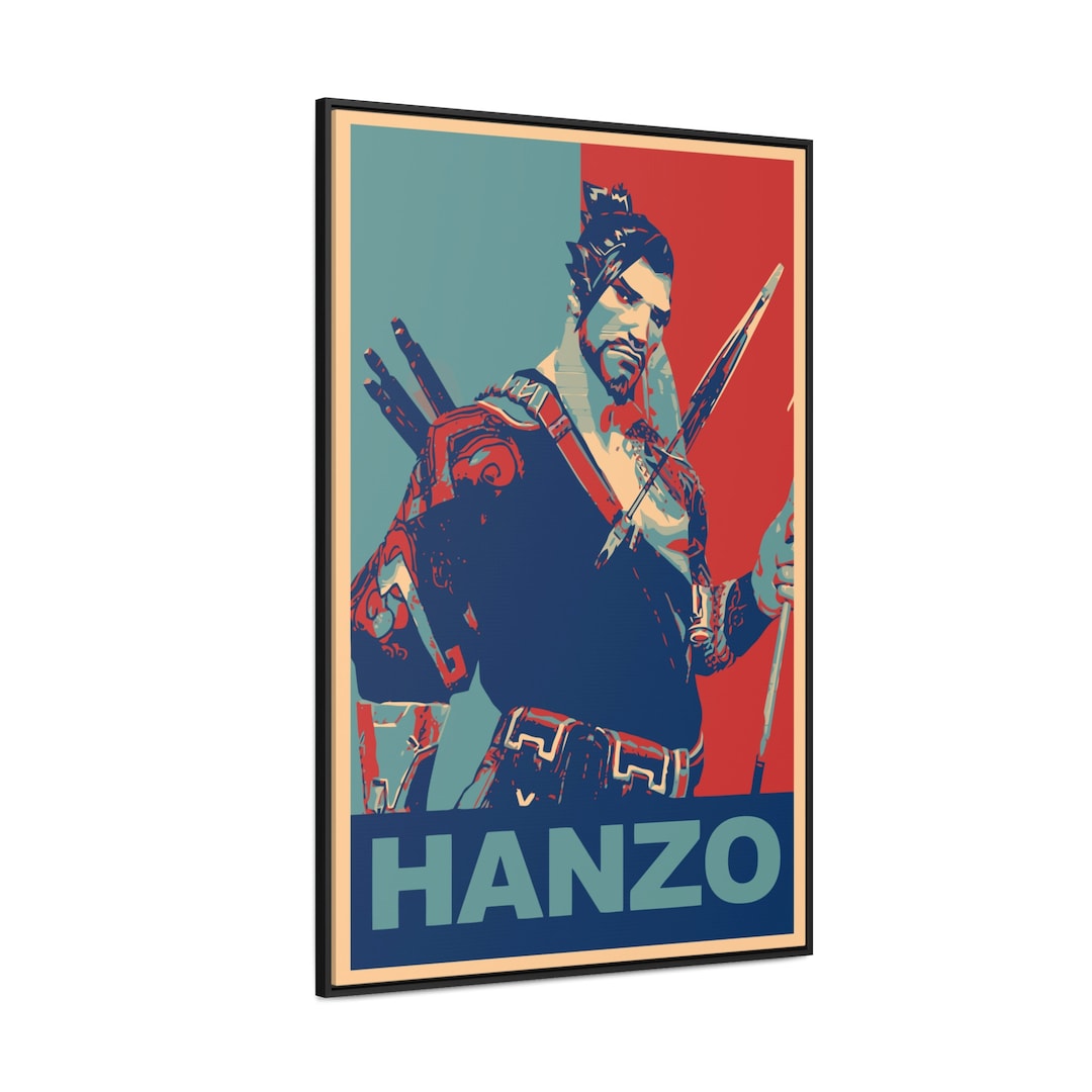 Overwatch Hanzo Poster, Canvas, Propaganda - Overwatch 2 / Hanzo / Overwatch Poster / Hanzo ...