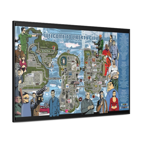 Gta Map - Etsy