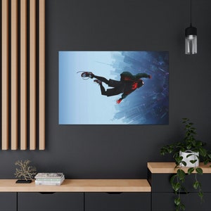 Spiderman Into the Spiderverse Poster for Theater Room, Miles Morales ...