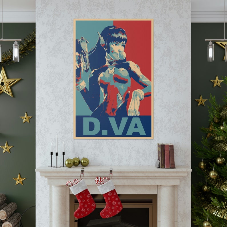Overwatch D.VA Poster Canvas Propaganda Overwatch 2 / DVA - Etsy