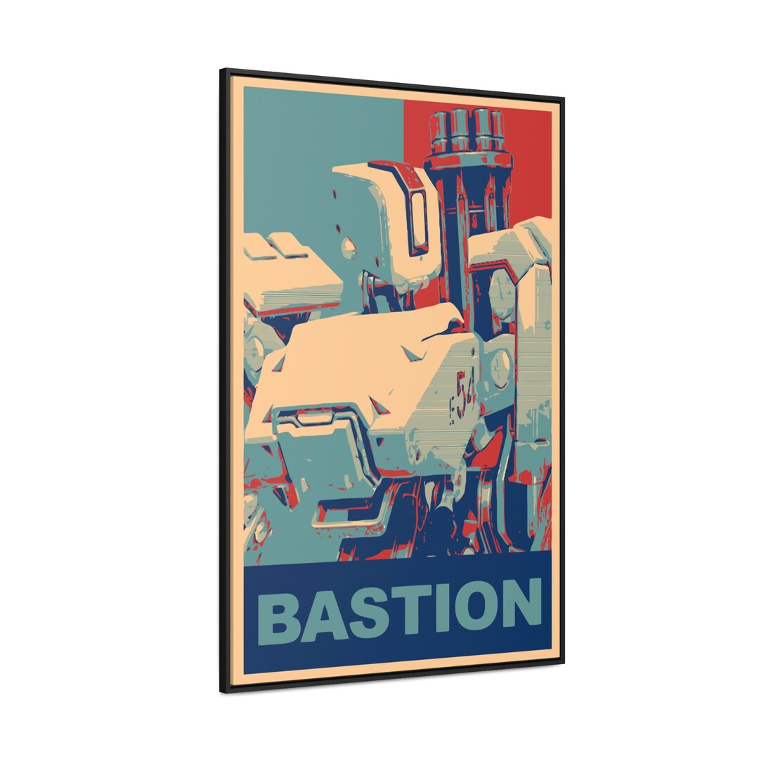 Overwatch Bastion Poster, Canvas, Propaganda - Overwatch / Bastion ...