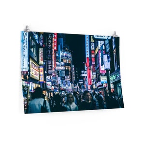 Tokyo Japanese Wall Art for Living Room, City Landscape Home Decor ...