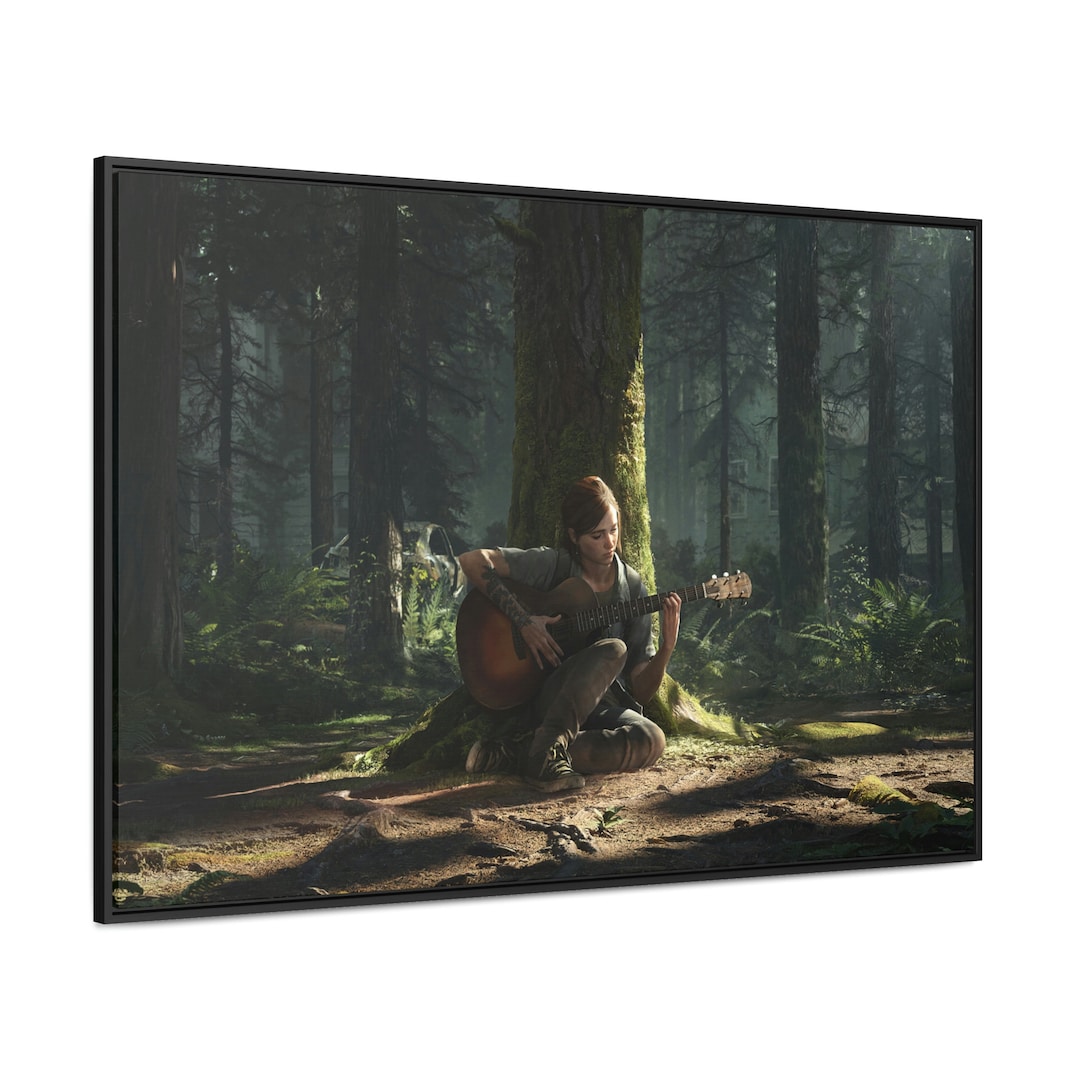The Last of Us Poster Ellie Guitar Painting TLOU Wall Art TLOU Poster ...