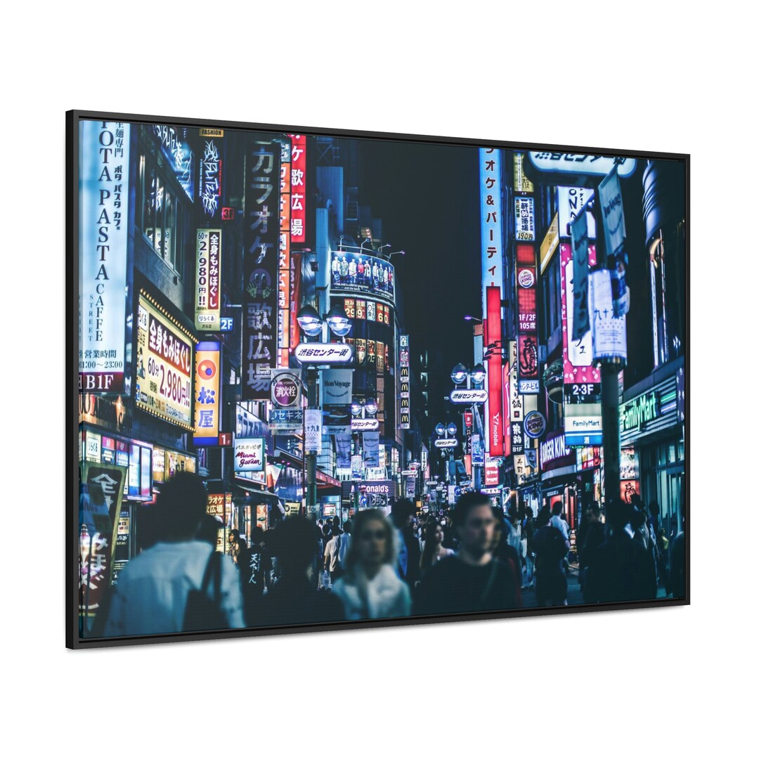 Tokyo Japanese Wall Art for Living Room, City Landscape Home Decor ...