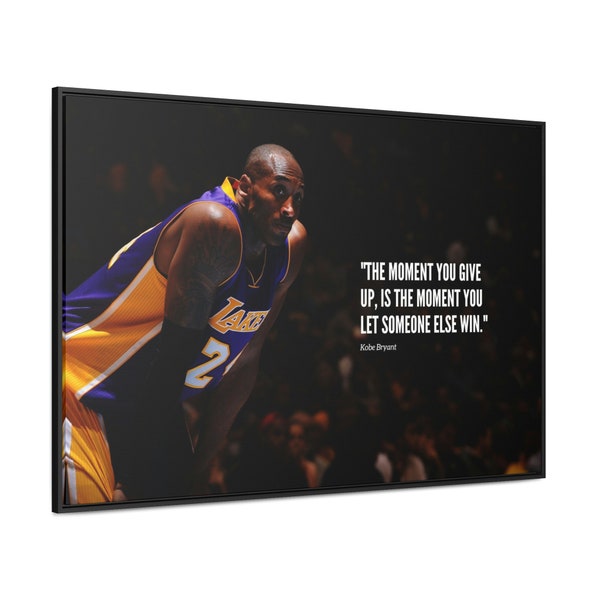 Kobe Bryant Inspirational Poster - Etsy