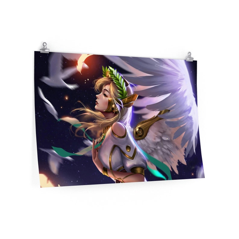 Overwatch Mercy Poster Canvas Overwatch 2 / Mercy / - Etsy