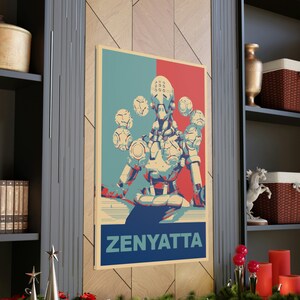 Overwatch Zenyatta Poster, Canvas, Propaganda - Overwatch 2 / Zenyatta ...