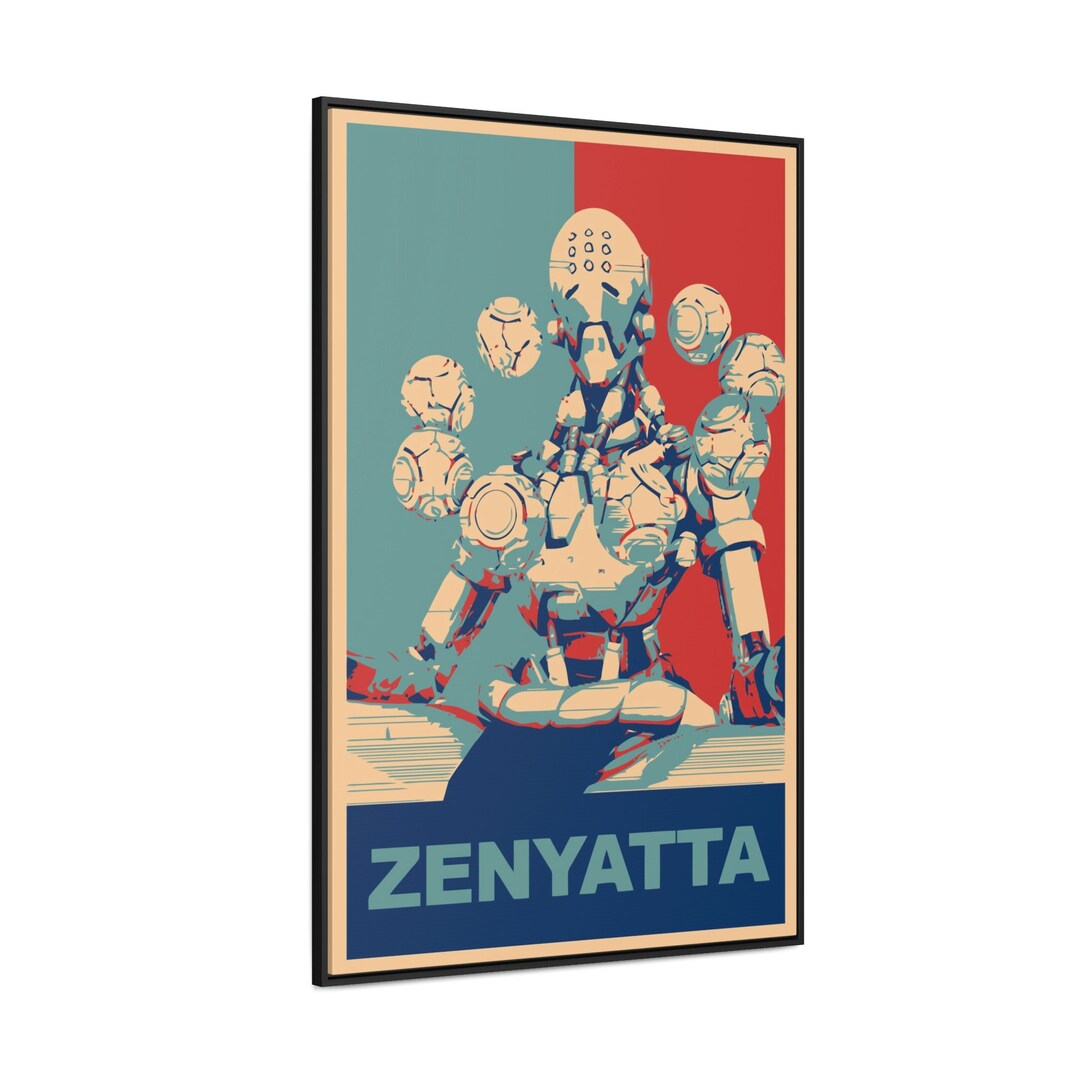 Overwatch Zenyatta Poster, Canvas, Propaganda - Overwatch 2 / Zenyatta ...