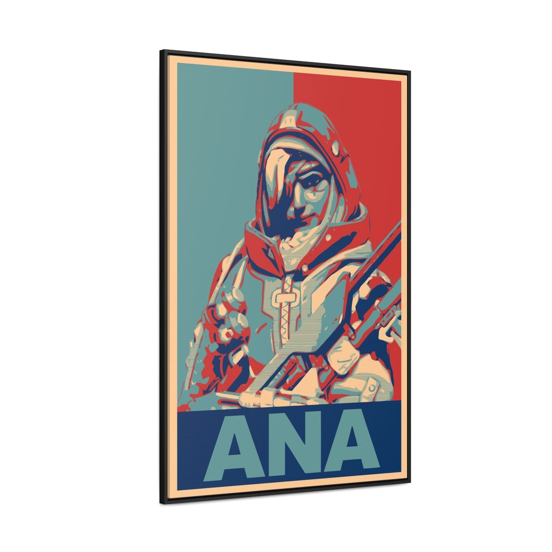 Overwatch Ana Poster, Canvas, Propaganda - Overwatch 2 / Ana ...