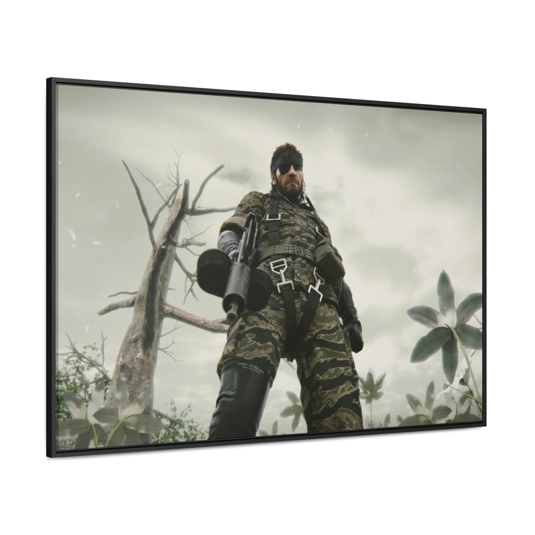Metal Gear Solid Poster, Canvas - Solid Snake / Metal Gear / MGS ...