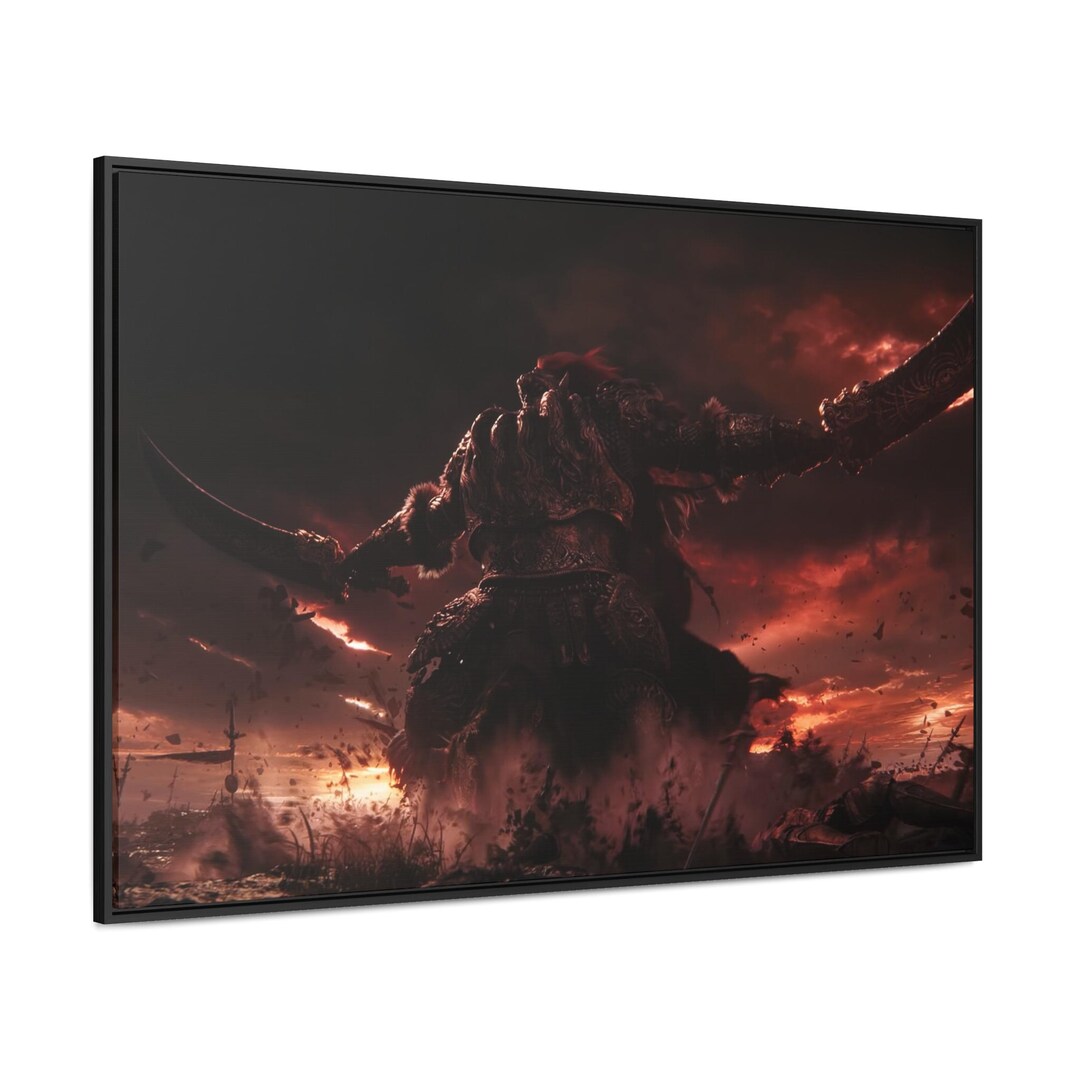 Radahn Elden Ring Poster for Game Room Shadow of the Erdtree Framed ...