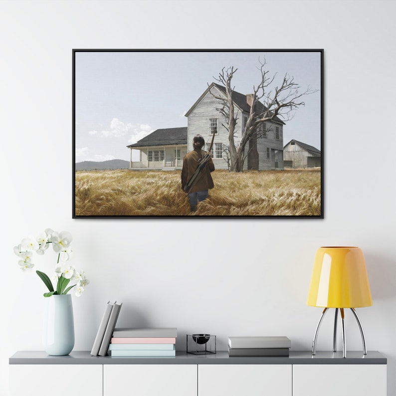 The Last of Us Poster Ellie Farm Painting TLOU Wall Art TLOU - Etsy
