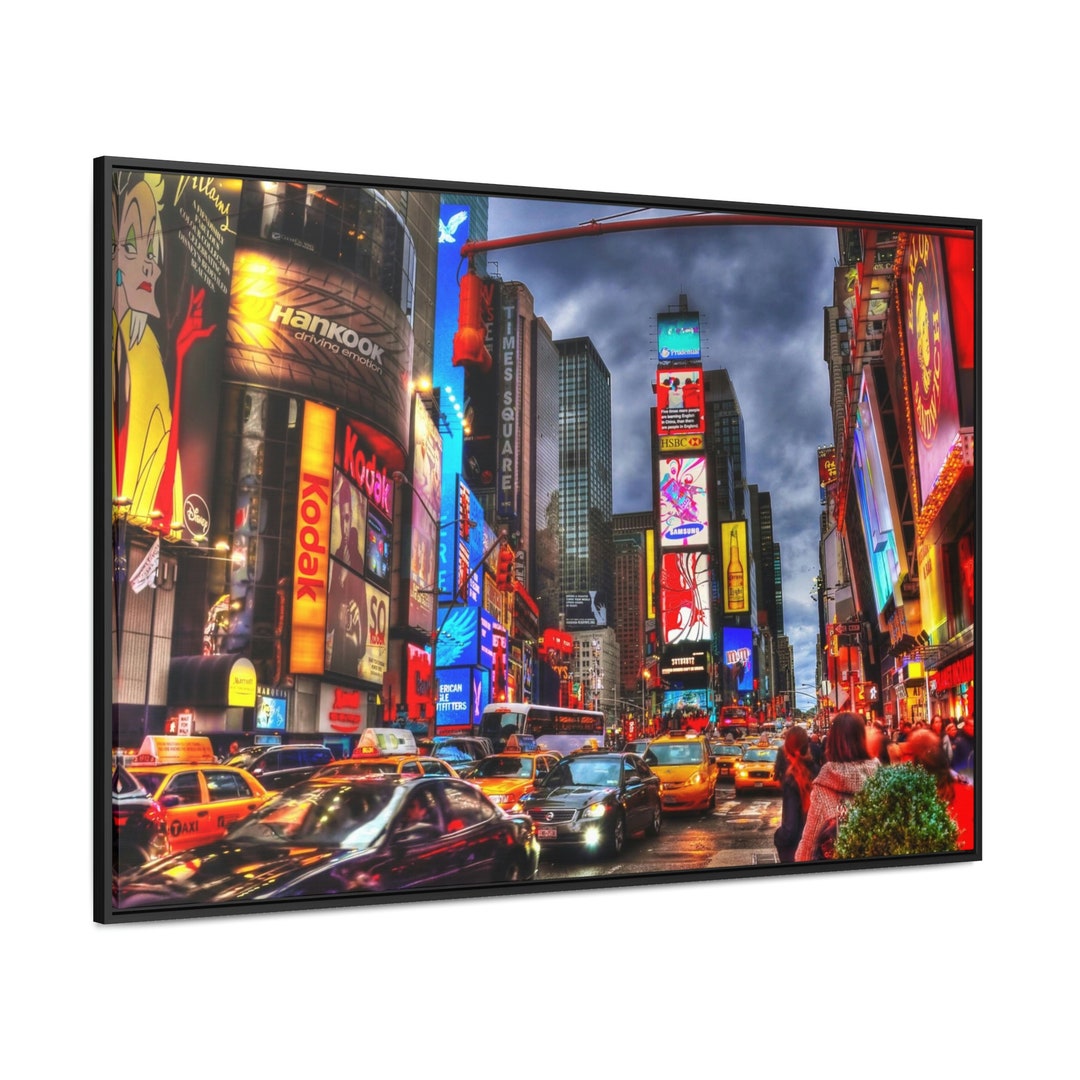Times Square New York Wall Art for Entryway, New York Home Decor Gift ...