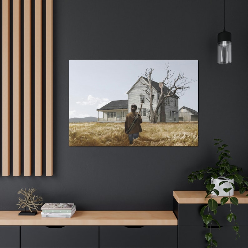 The Last of Us Poster Ellie Farm Painting TLOU Wall Art TLOU - Etsy