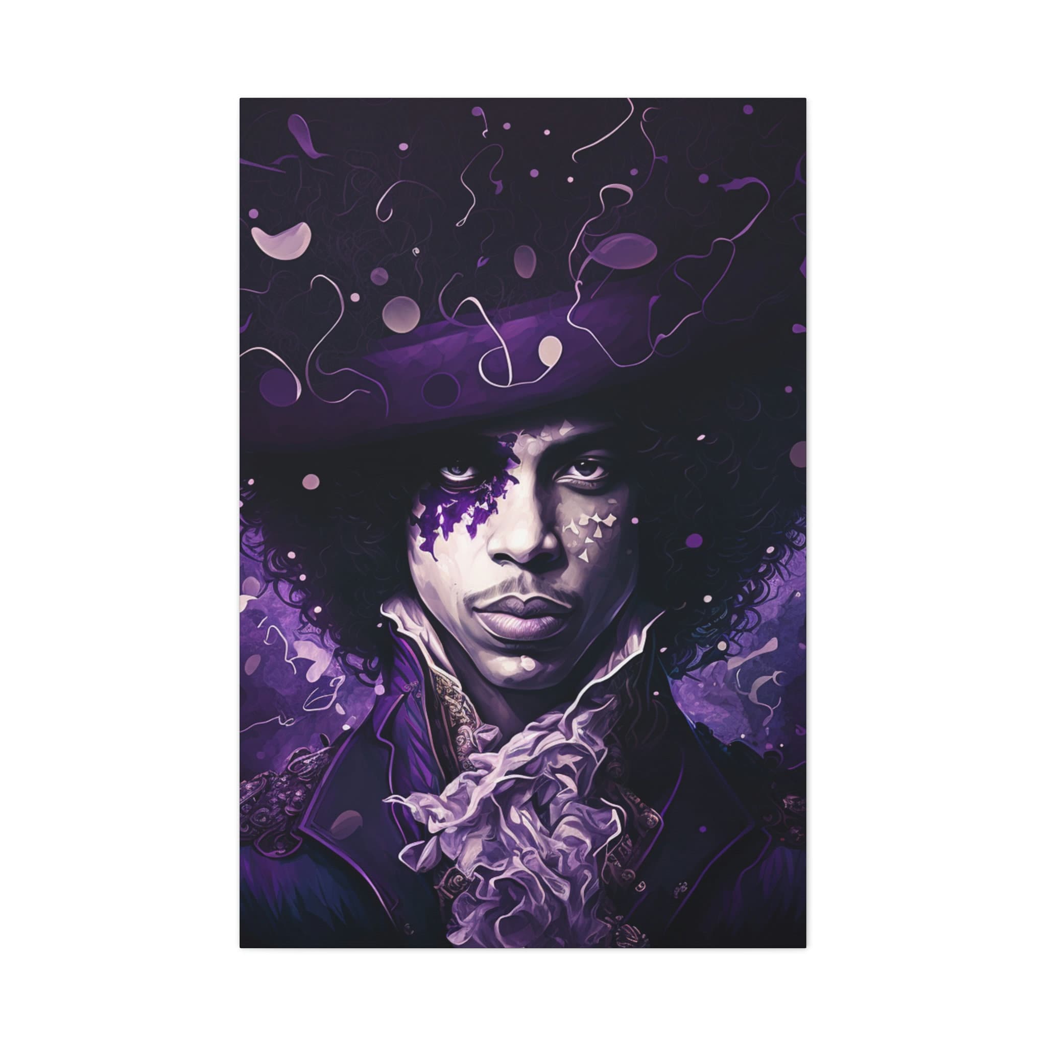 Prince Glam Rock Abstract Wall Art, Glam Metal Wall Decor, Prince ...