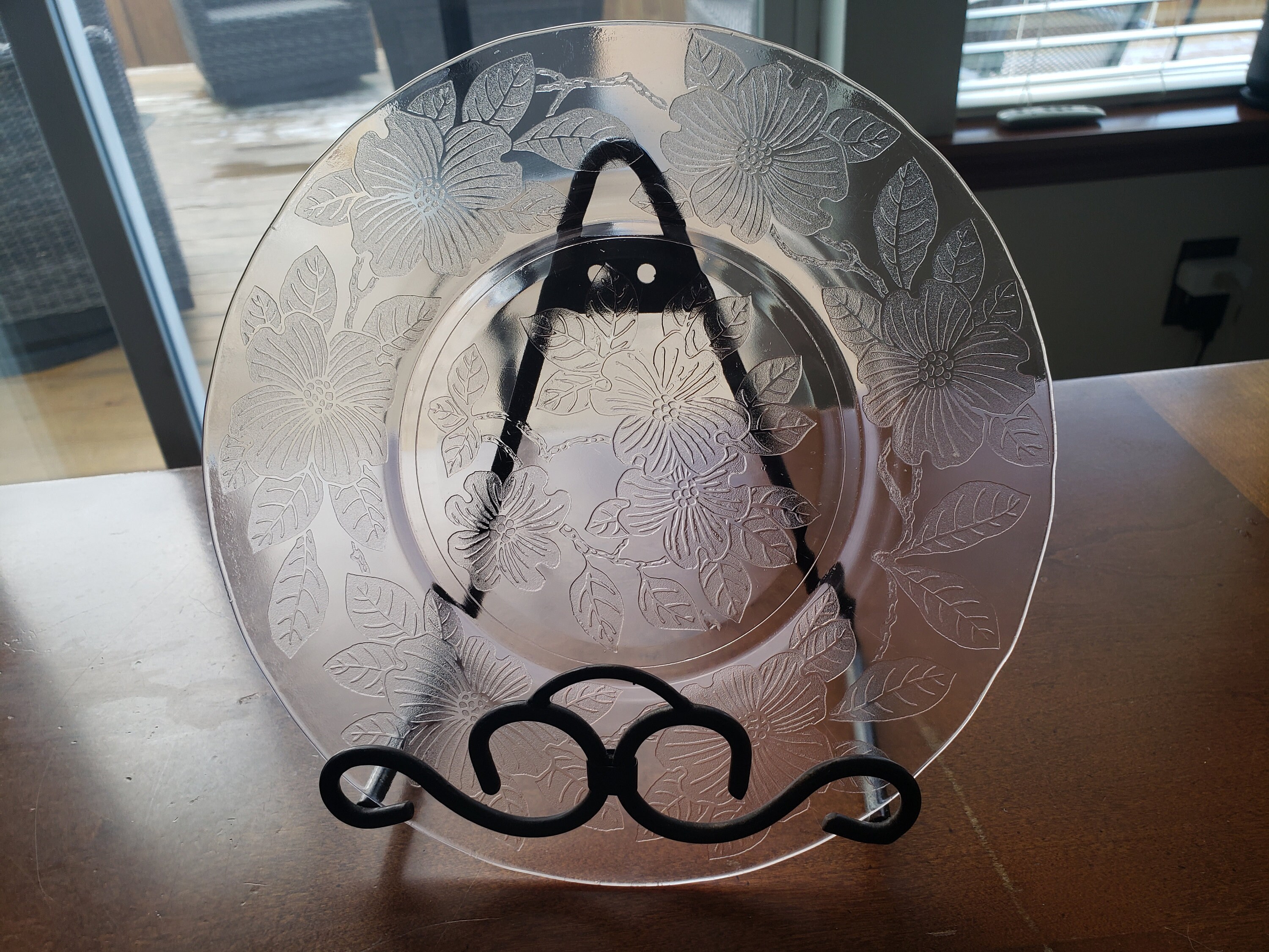 Macbeth Evans DOGWOOD Pink Depression Glass Dessert Salad Plate 8 ...