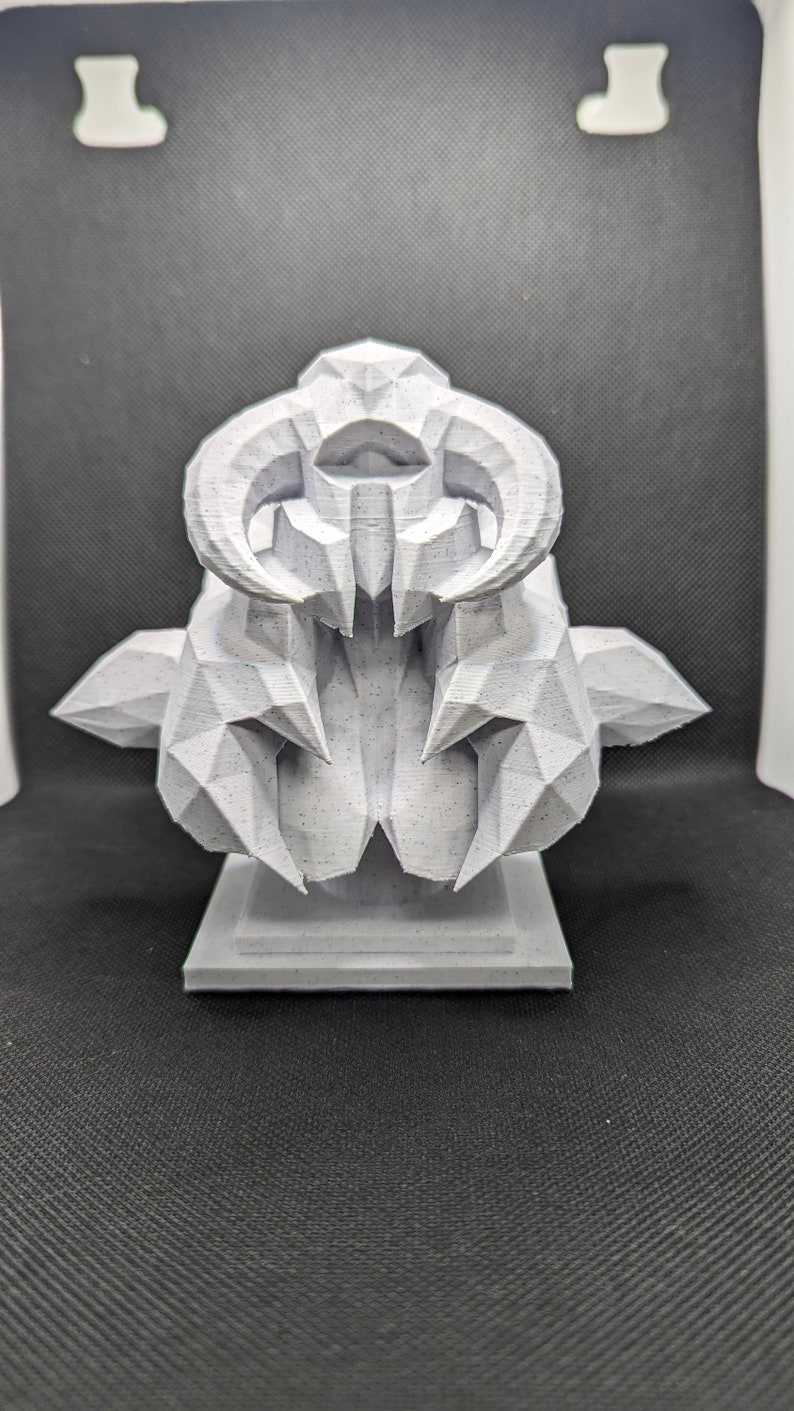 Zuk Custom Designed, 3D Printed Desk Bust Stone Effect - Etsy