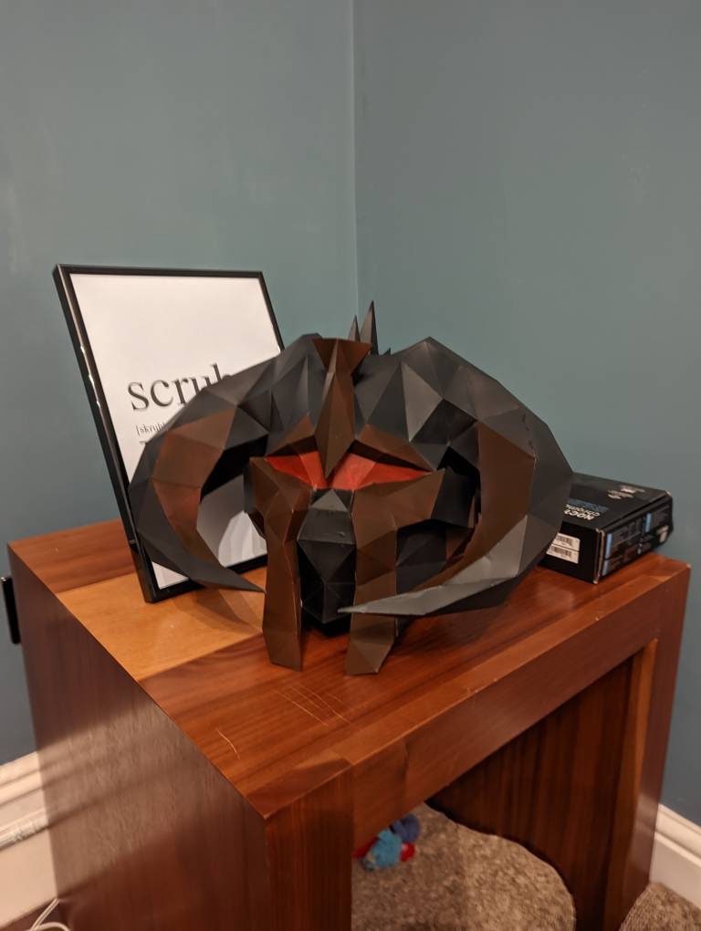 OSRS Zuk Slayer Helm, 30cm Tall, Handmade and Reinforced With Strong ...