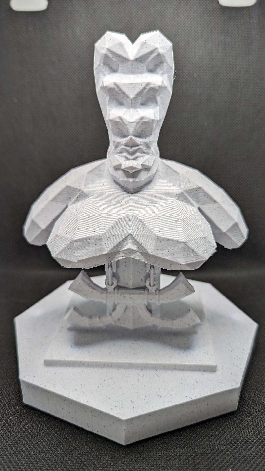 Verzik Custom Designed, 3D Printed Desk Bust Stone Effect - Etsy