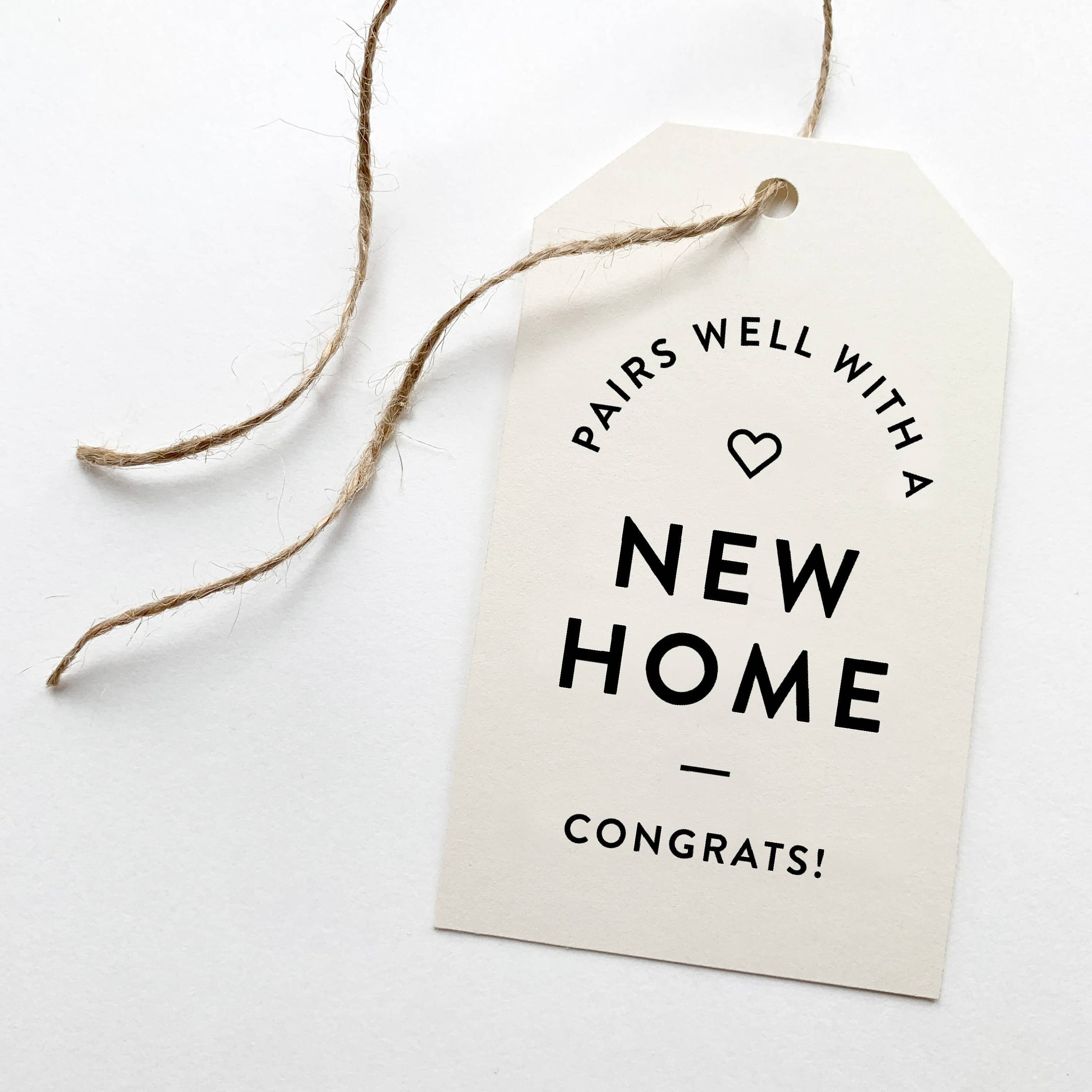 Housewarming, Wine Tags, 4-pack, Champagne Gift Tags, House Warming ...