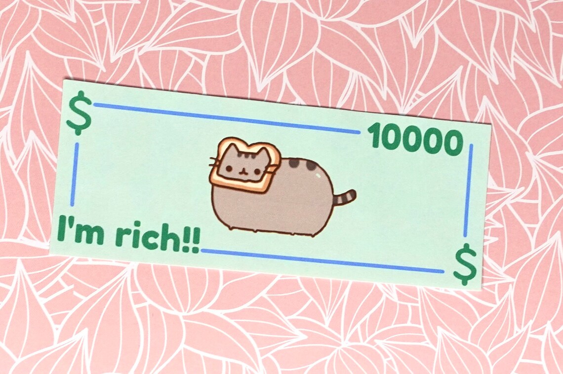 Digital Printable 12pc Kawaii Cute Placeholders for Cash Stuffing - Etsy