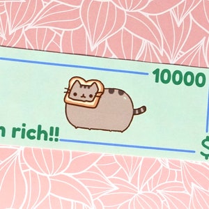 Digital Printable 12pc Kawaii Cute Placeholders for Cash Stuffing - Etsy