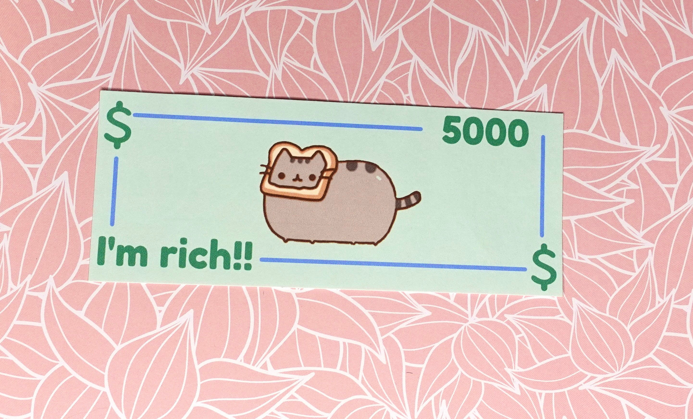 Digital Printable 12pc Kawaii Cute Placeholders for Cash Stuffing - Etsy