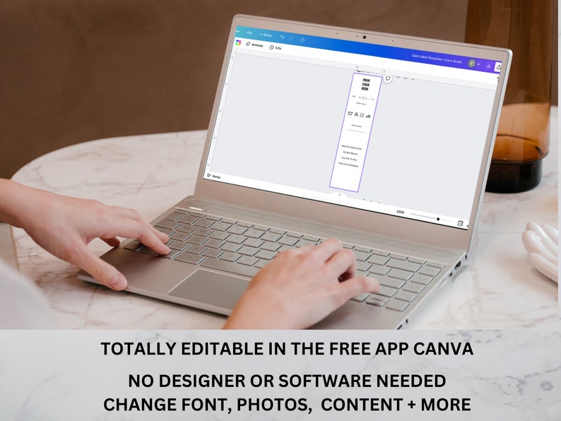 Care Label Template INSTANT DOWNLOAD, Care Instructions, Care Tag ...