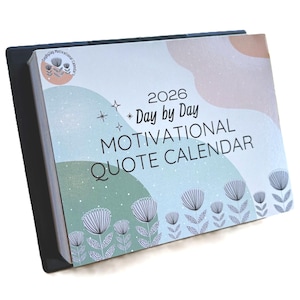 Motivational Page-a-day Calendar 2026 - Etsy