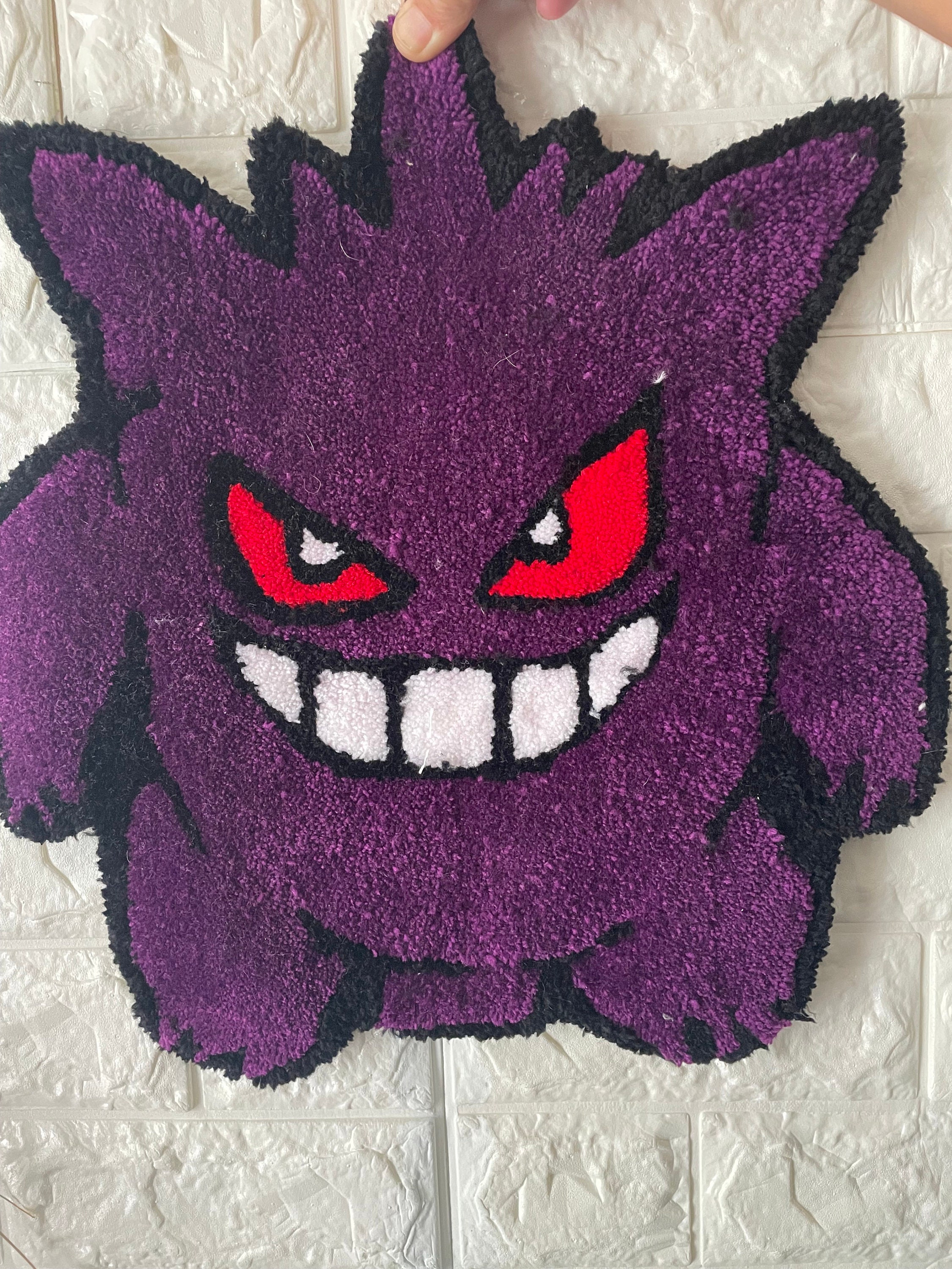 Miniature Gengar Rug for Coffee Table Desk Phone /mat - Etsy UK