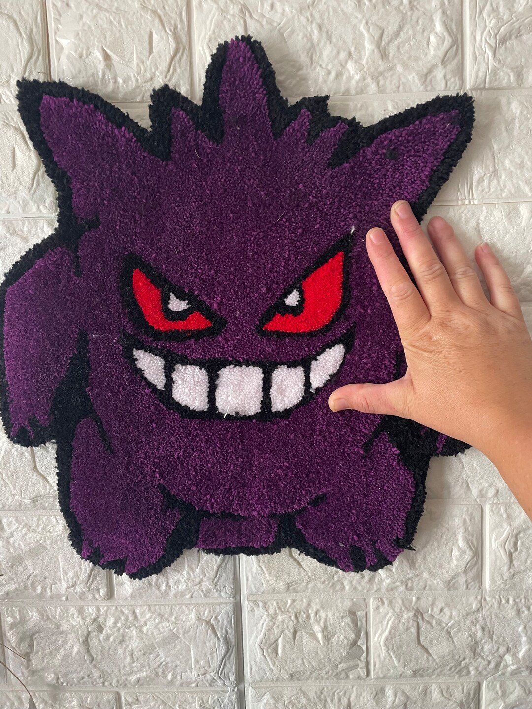 Miniature Gengar Rug for Coffee Table Desk Phone /mat - Etsy UK