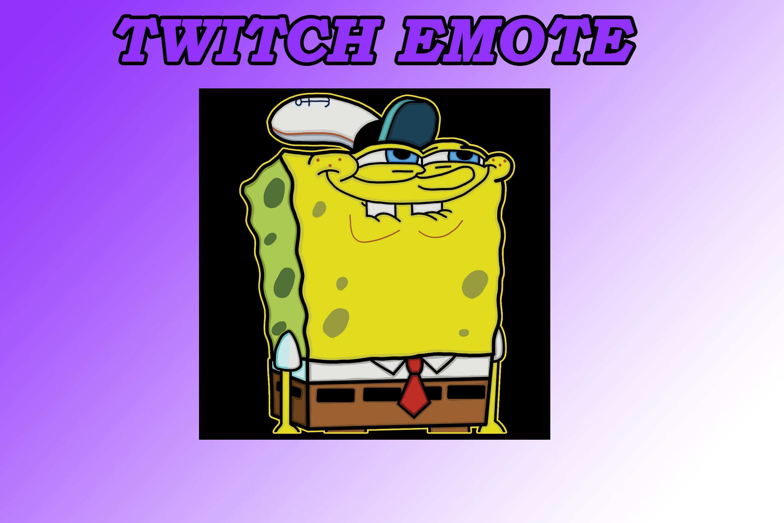 Spongebob Meme Emote - Etsy UK