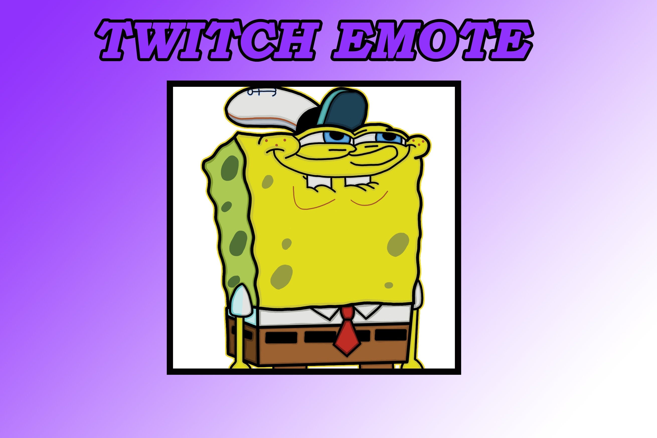 Spongebob Meme Emote - Etsy UK