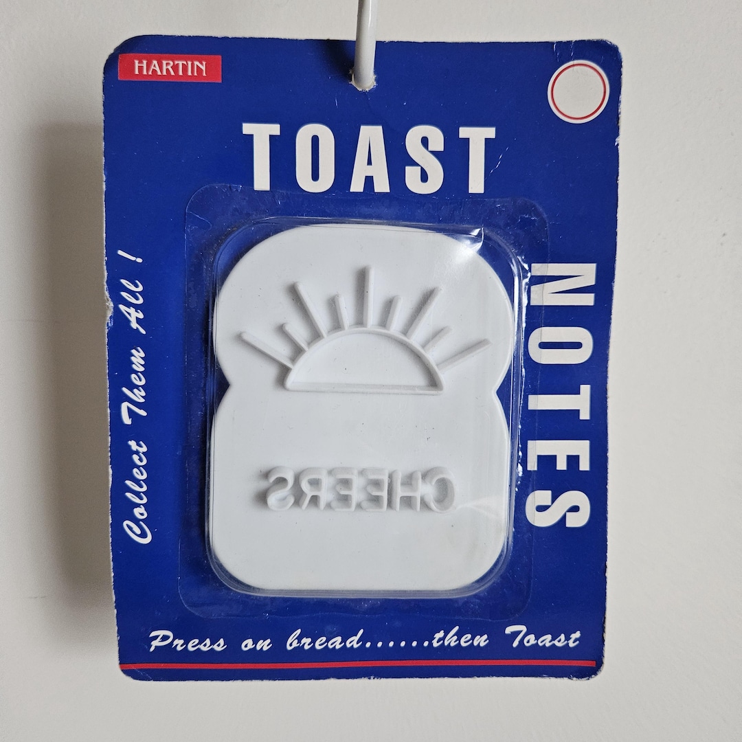 Vintage Toast Notes Stamp: Cheers, Sunrise, Hartin, 1990s, Retro ...