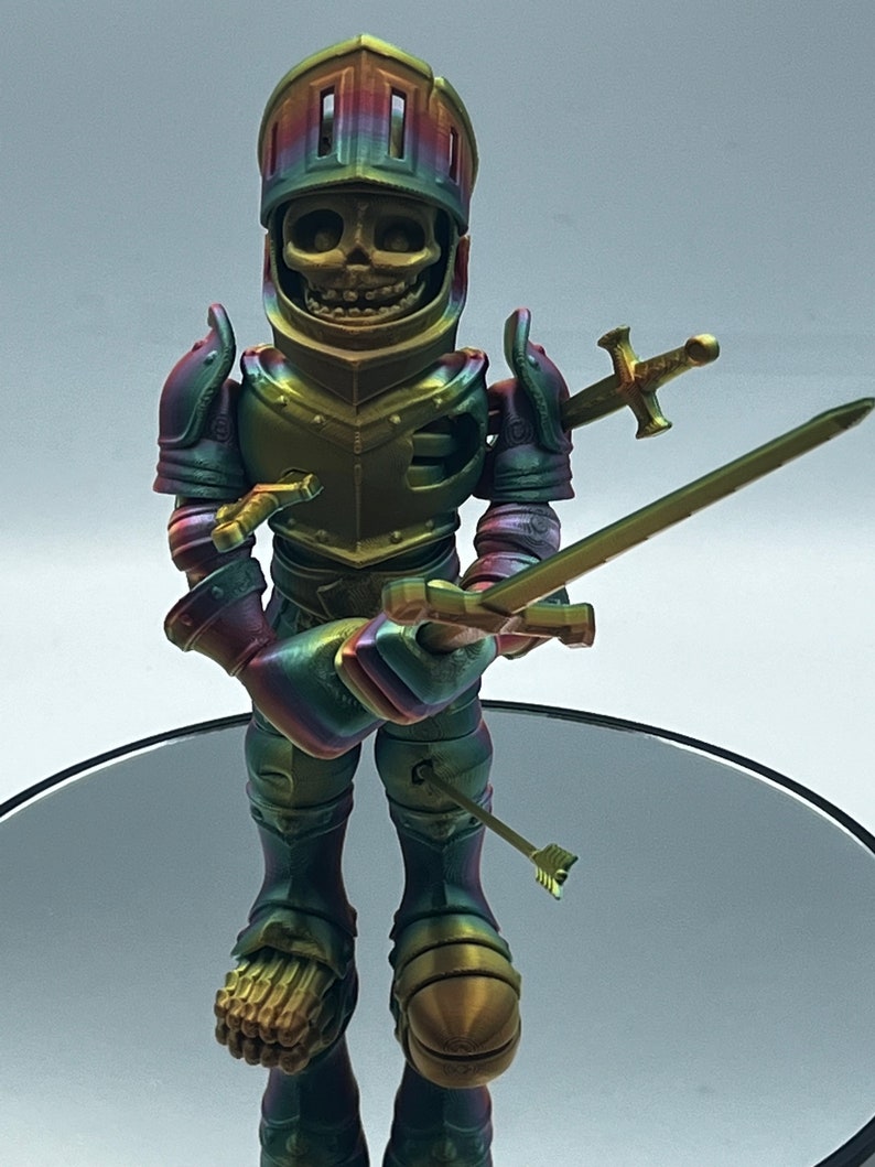 Flexi Skeleton Knight / Skeleton Knight With Removable - Etsy