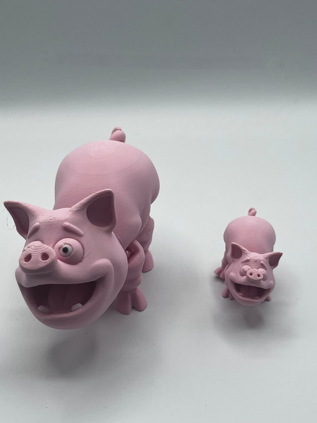 Flexi Pig / Articulating Pig / Desk Art / Desk Decoration / Desk Toy ...