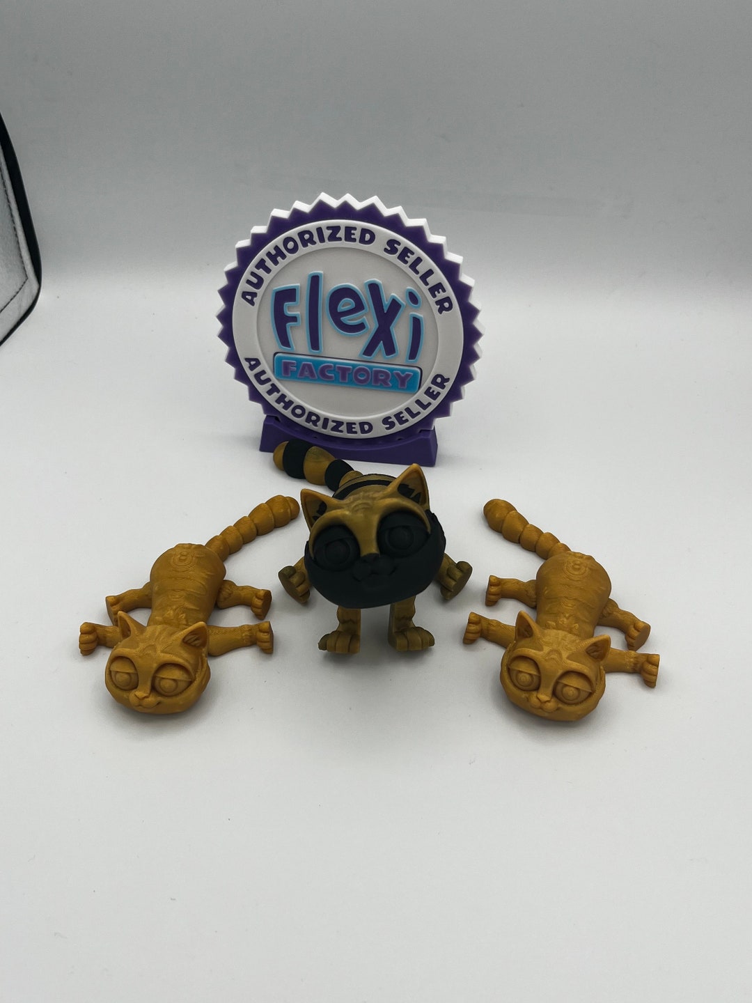 Flexi Kitten: Articulating Fidget Desk Toy, Sensory Cat Collectible - Etsy