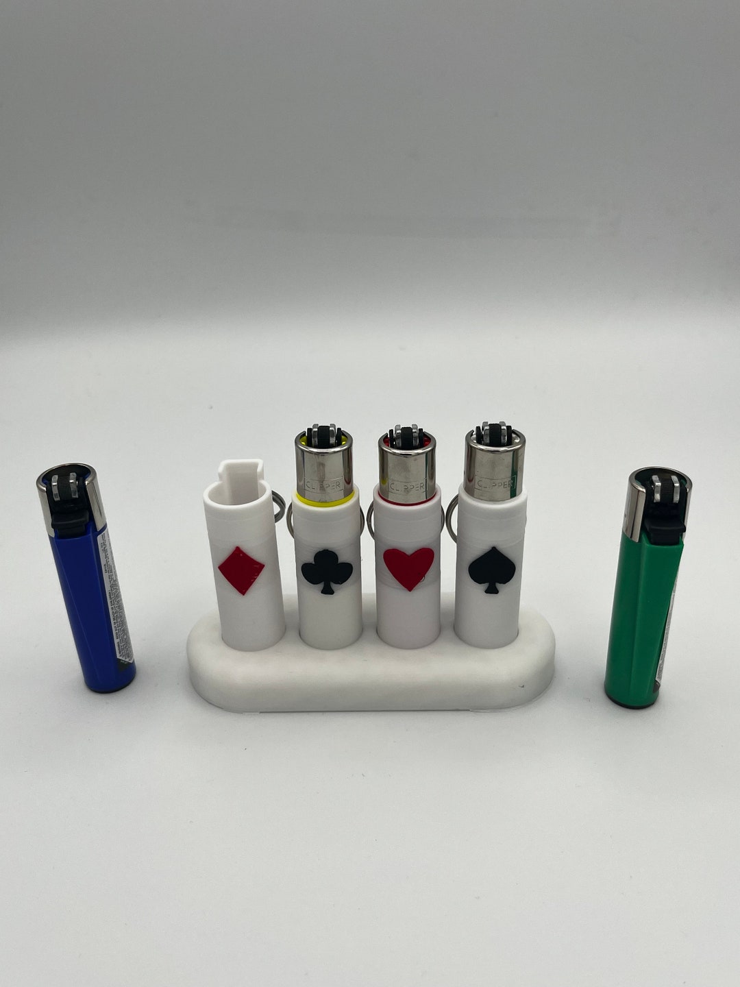 Clipper Keychain Playing Card Lighter Case / Playing Card Lighter Case ...