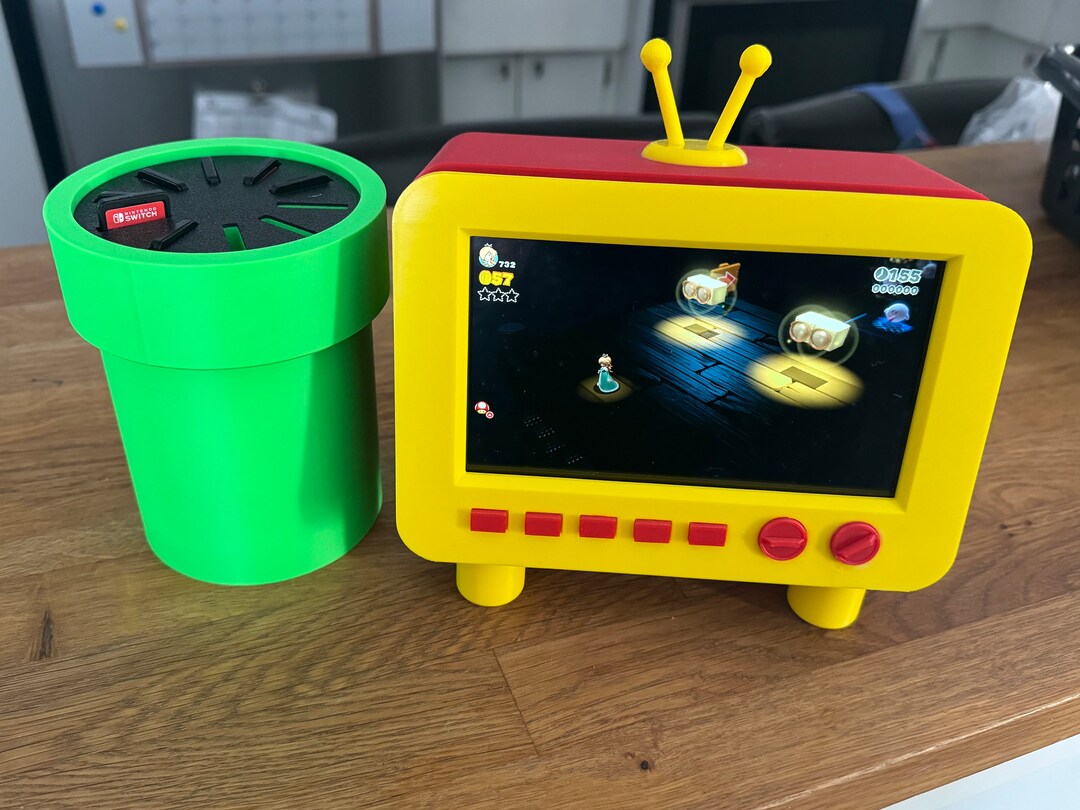 Green Tube Holder for Switch Games / Warp Pipe Switch Game Holder ...