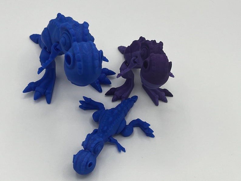 Flexi T-rex Toy: 3D Printed Articulating Desk Dino - Etsy