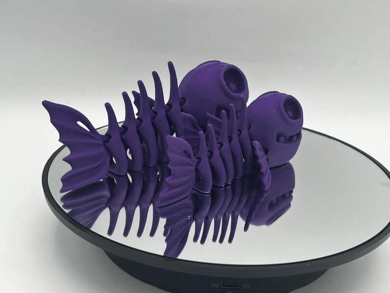 Flexi Angler Fish / Skeleton Angler Fish / 3D Printed Angler Fish ...
