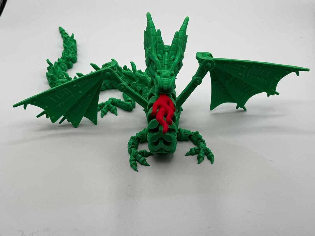 Flexi Mech Dragon / 3D Printed Dragon / Articulating Dragon / Moveable ...