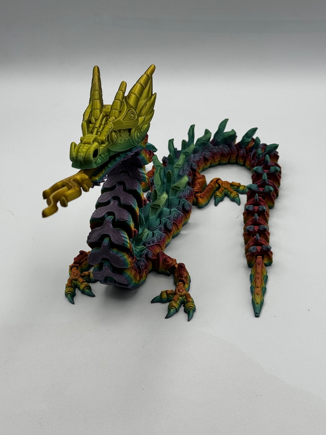 Flexi Mech Dragon / 3D Printed Dragon / Articulating Dragon / Moveable ...