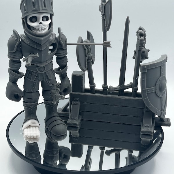 Skeleton Knight Flexi - Etsy